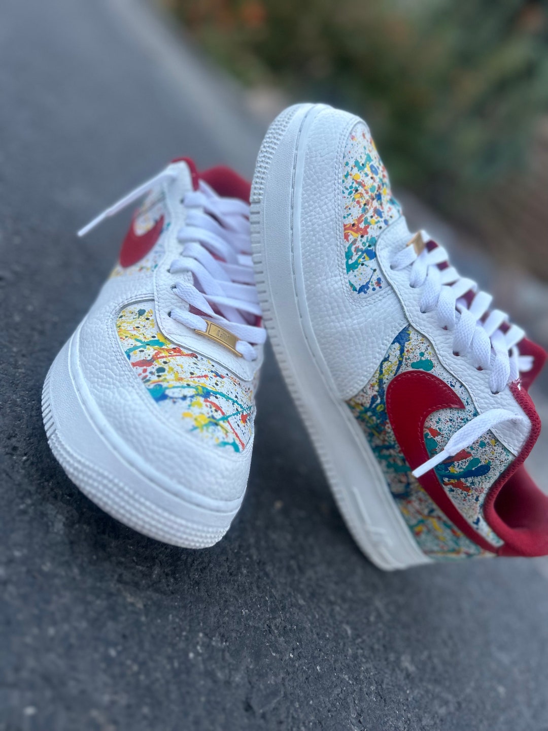 Paint Splatter Nike Air Force 1 - Etsy
