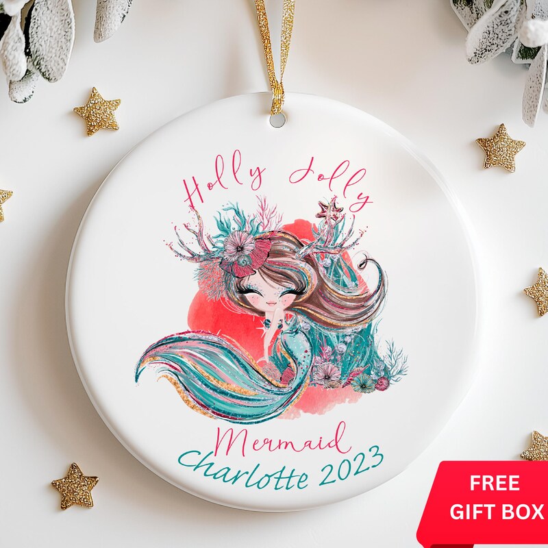 Christmas Mermaid - Etsy