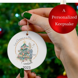 Personalized Last Christmas as a Miss Christmas Ornament Blonde ...