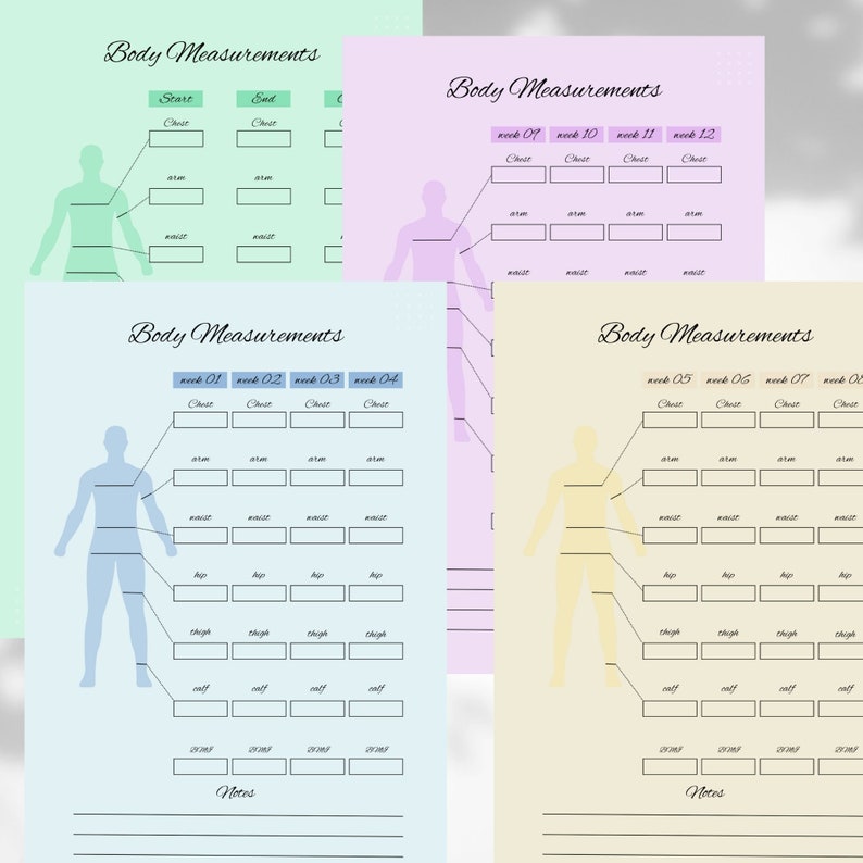 Printable 12 Week Weight Loss Planner, Meal Planner, Habit Tracker ...