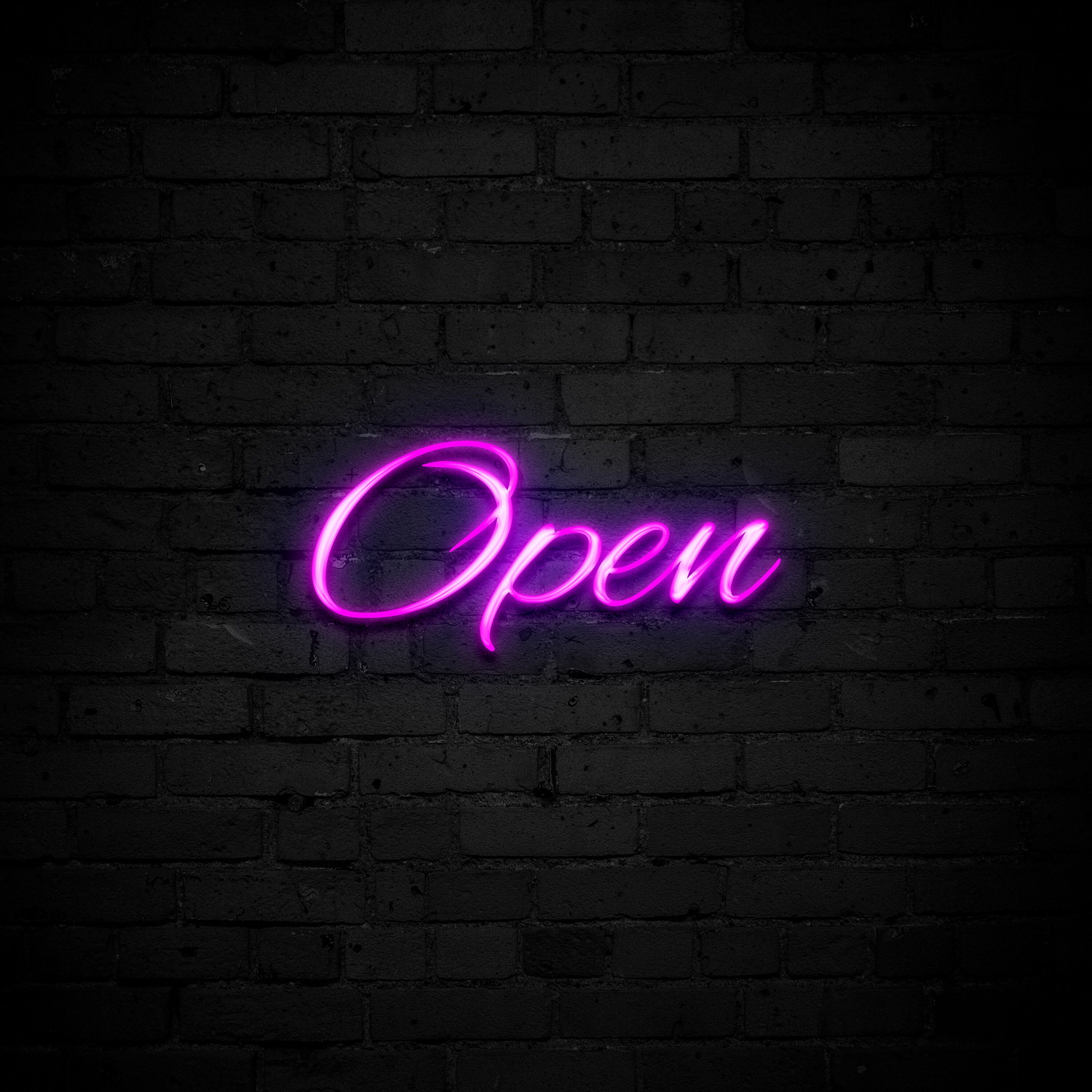 Open Neon Sign, Open Neon Led Sign, Led Neon Light, Name Neon Sign ...