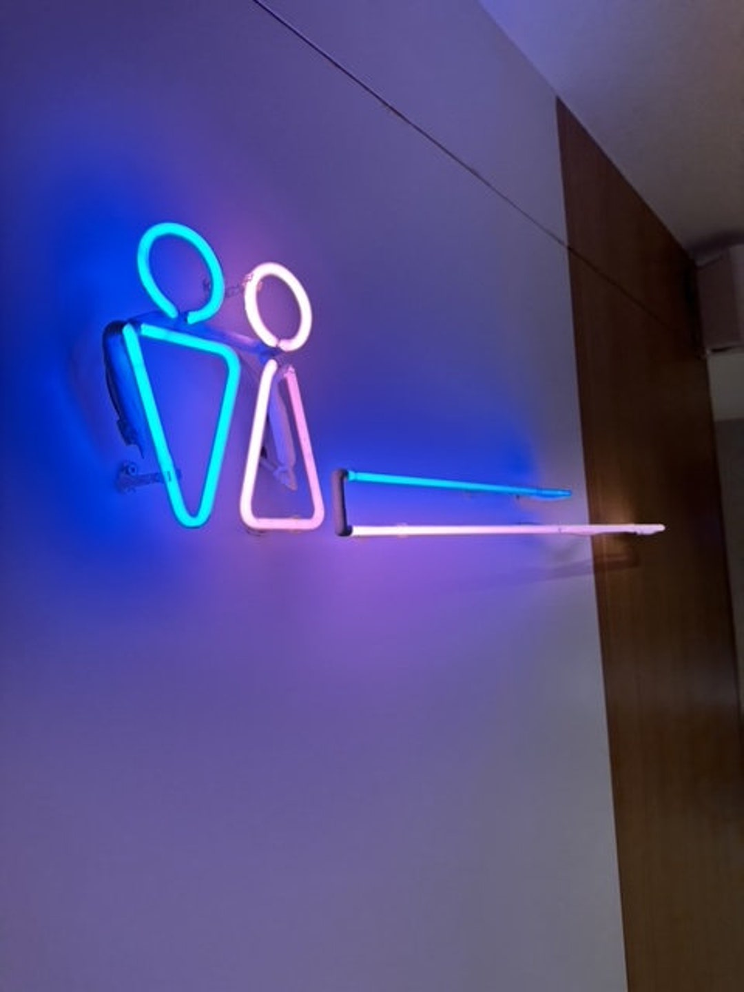 Wc Logo Neon Sign, Wc Neon, Wc Neon Sign, Neon Sign,wedding Neon Sign ...