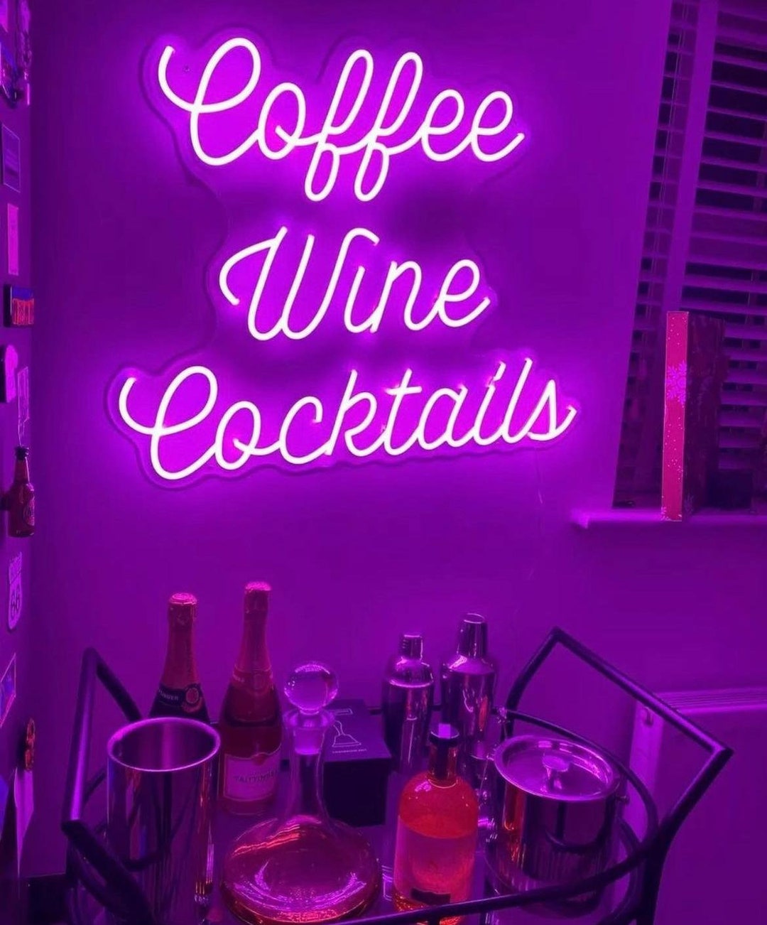 Bar Neon, Drink Bar Neon Sign, Wall Neon Sign, Home Neon Sign, Custom ...