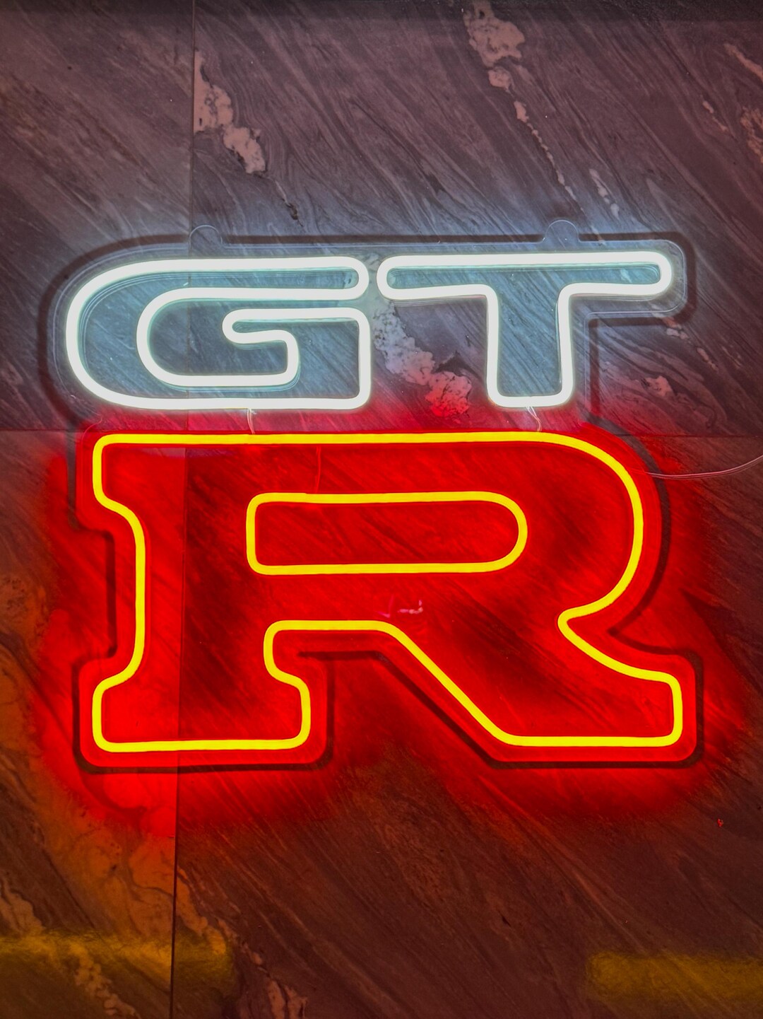 GTR Neon Logo Sign, Nissan GTR Neon Sign, GTR Neon Led Sign, Car Neon ...