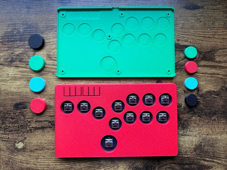 Flatbox Leverless Hitbox Style Arcade Controller - Etsy