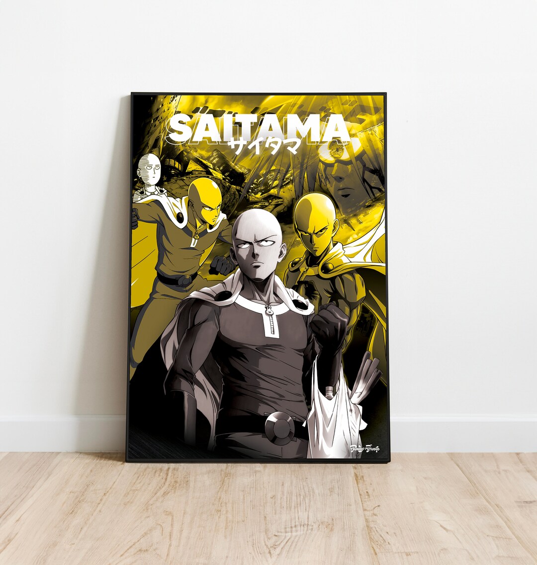 Poster Saitama One Punch Man - Etsy