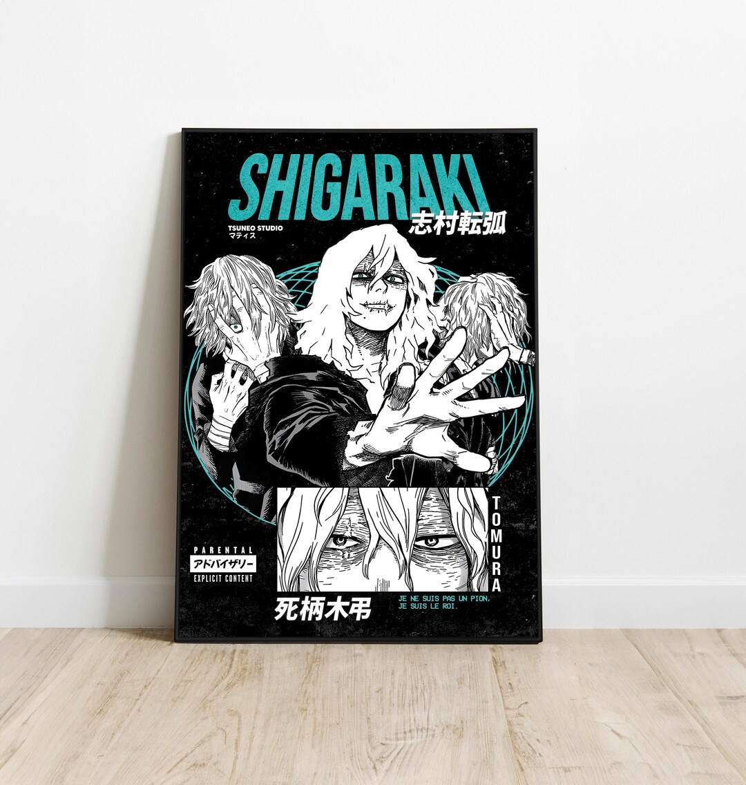 Poster Tomura Shigaraki My Hero Academia - Etsy