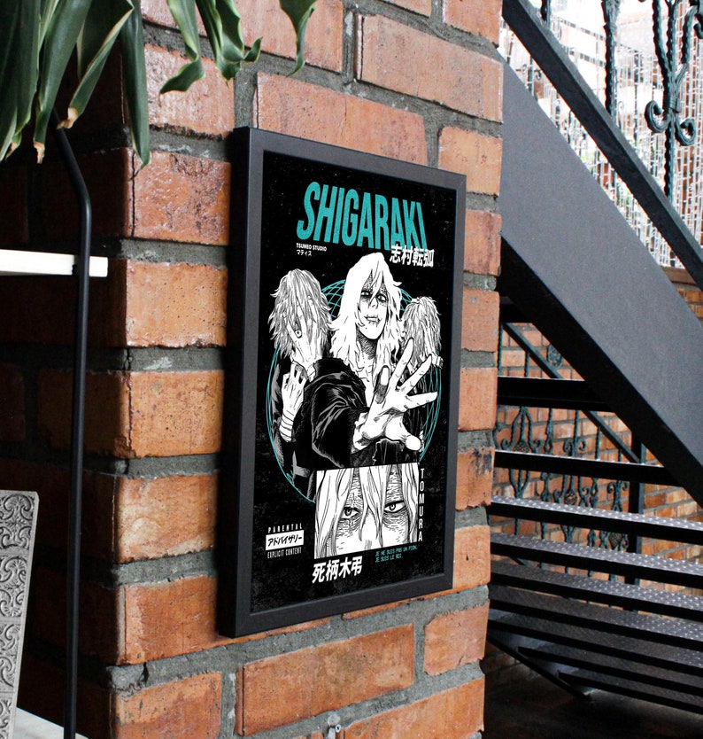 Poster Tomura Shigaraki My Hero Academia - Etsy
