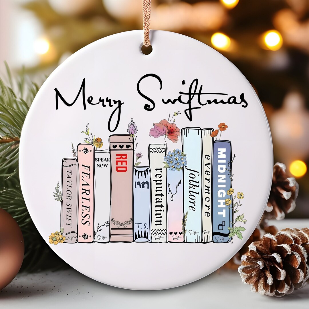 Merry Swiftmas Swiftmas Christmas Ornament Swiftie Xmas - Etsy Canada