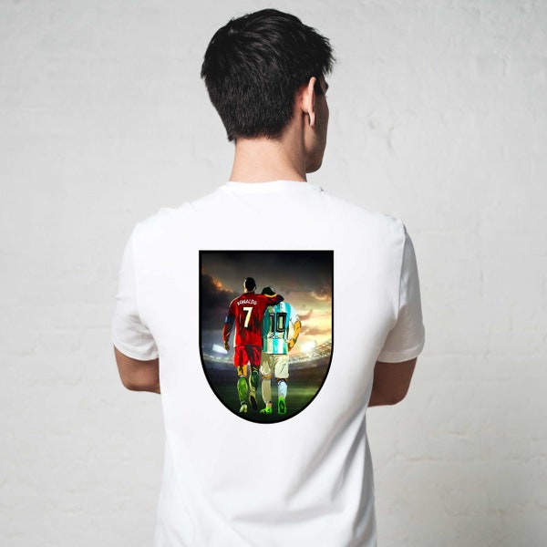 Messi and Ronaldo Shirt - Etsy
