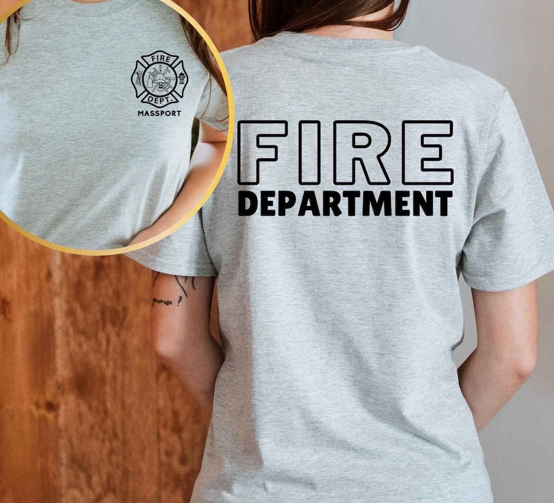 Fire Dept. Logo Shirt Custom Fireman Shirt Custom Fire Shirt Fire ...