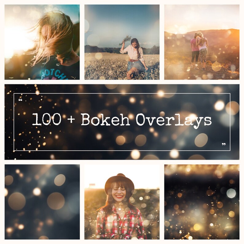 100 Bokeh Overlays - Etsy