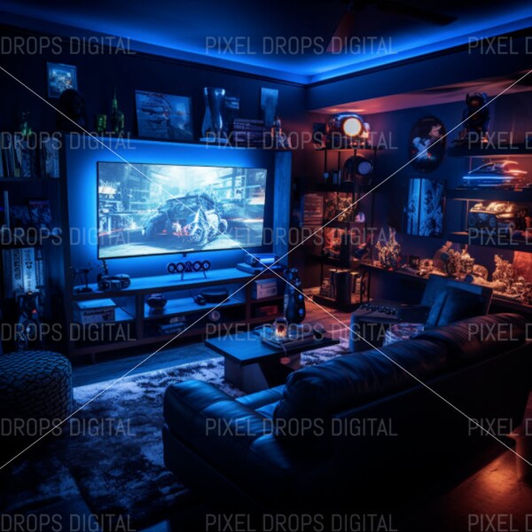 Gamer Backdrop - Etsy