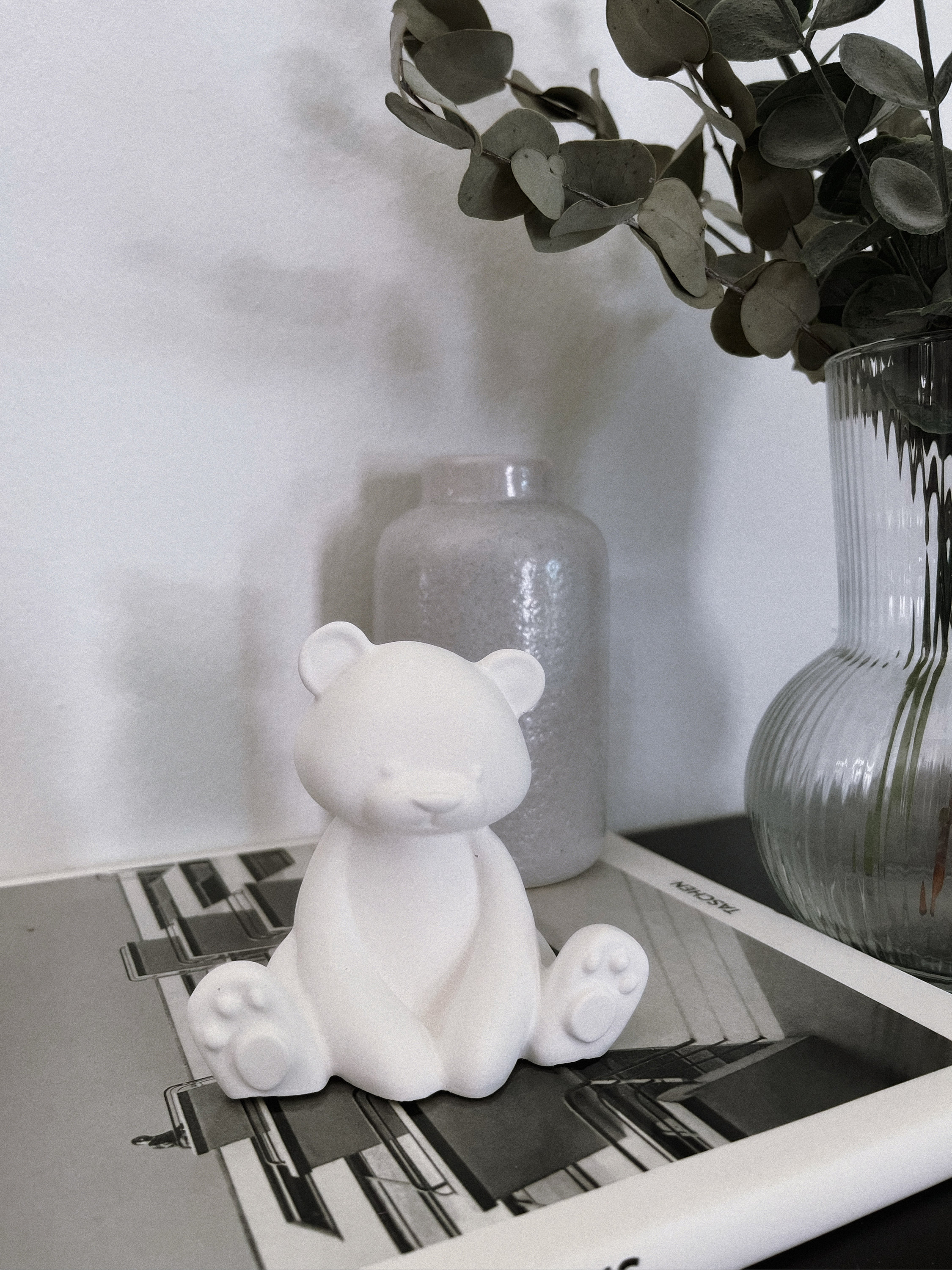 Teddy Bear Figure / Ceramic Figure / Concrete Figure / Plaster Figure ...