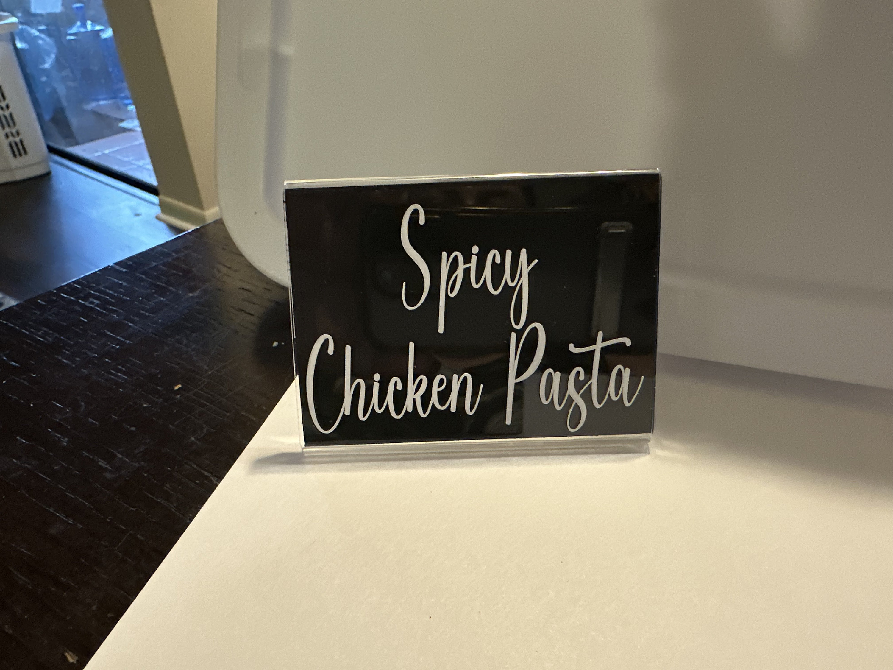 Buffet Table Acrylic Signs - Etsy
