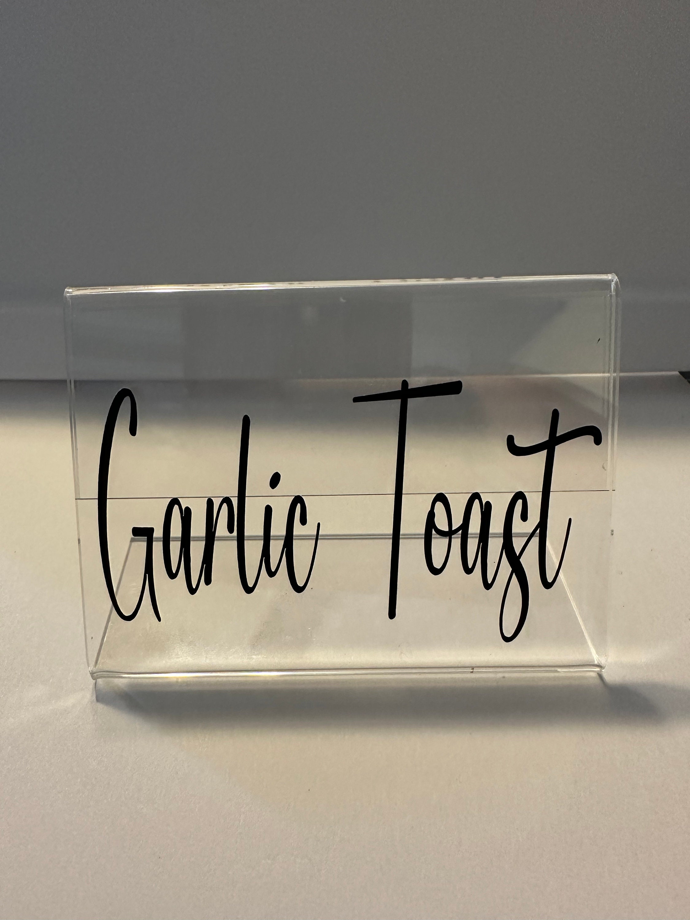 Buffet Table Acrylic Signs - Etsy