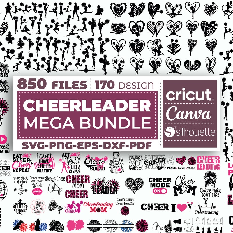 Cheerleading Svg - Etsy
