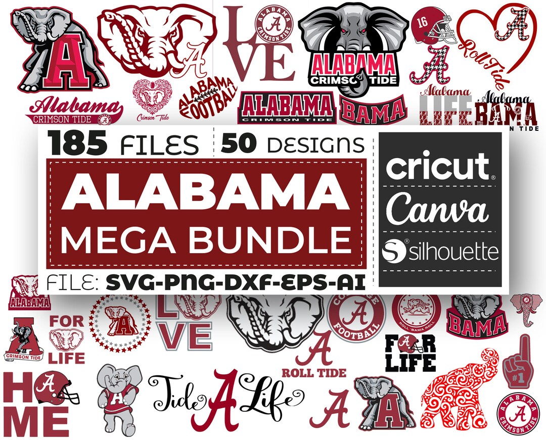 Alabama Svg Alabama Png Roll Tide Svg Alabama Football Svg - Etsy UK