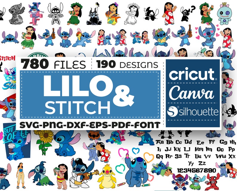 Lilo And Stitch Svg Bundle Birthday Stitch Lilo Svg Vector - Etsy 日本