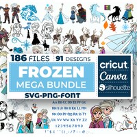 Frozen Svg - Etsy