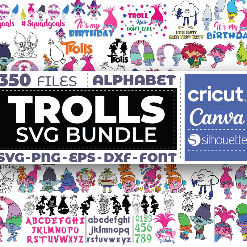 Trolls Svg - Etsy