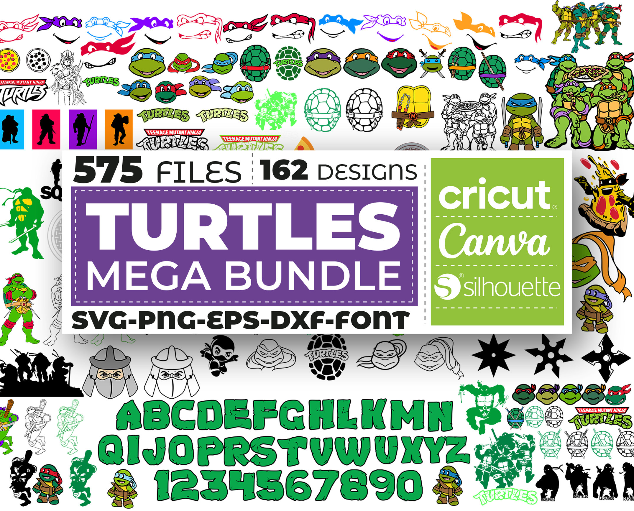 Ninja Turtles Svg Files for Cricut Tmnt Svg Ninja Turtle - Etsy UK
