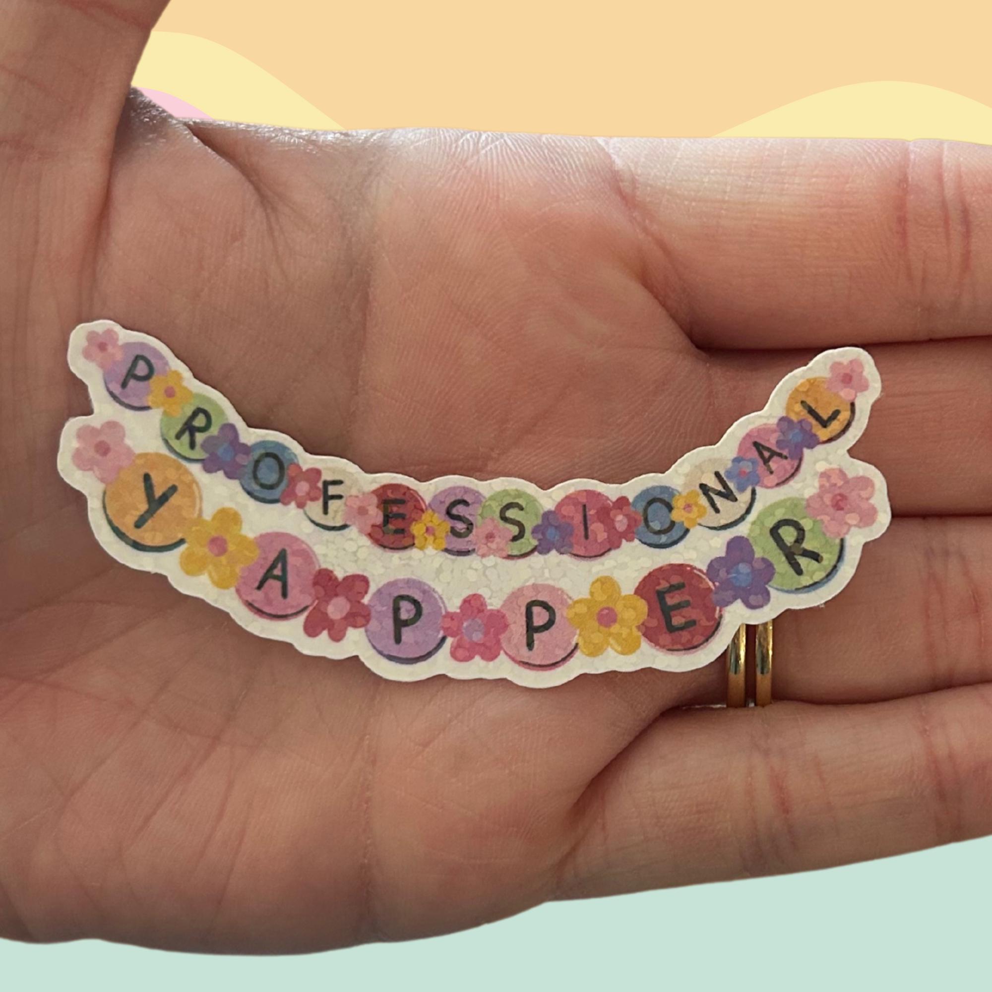 Holographic SLP Sticker: Professional Yapper Speech Therapy Decal - Etsy