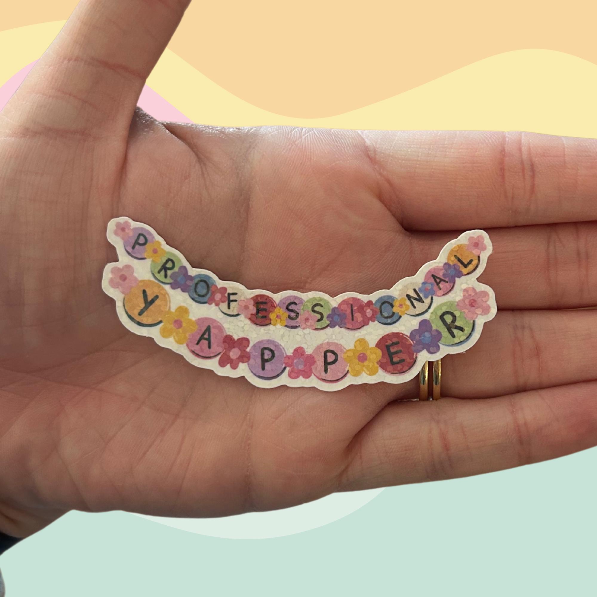 Holographic SLP Sticker: Professional Yapper Speech Therapy Decal - Etsy