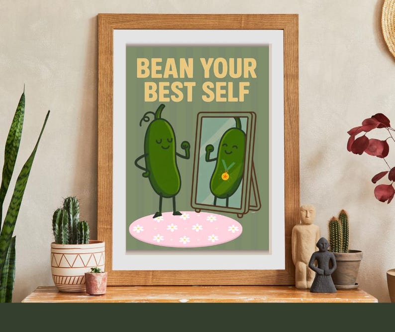 Punny Vegetable Classroom Posters: Positive Teacher & SLP Decor ...