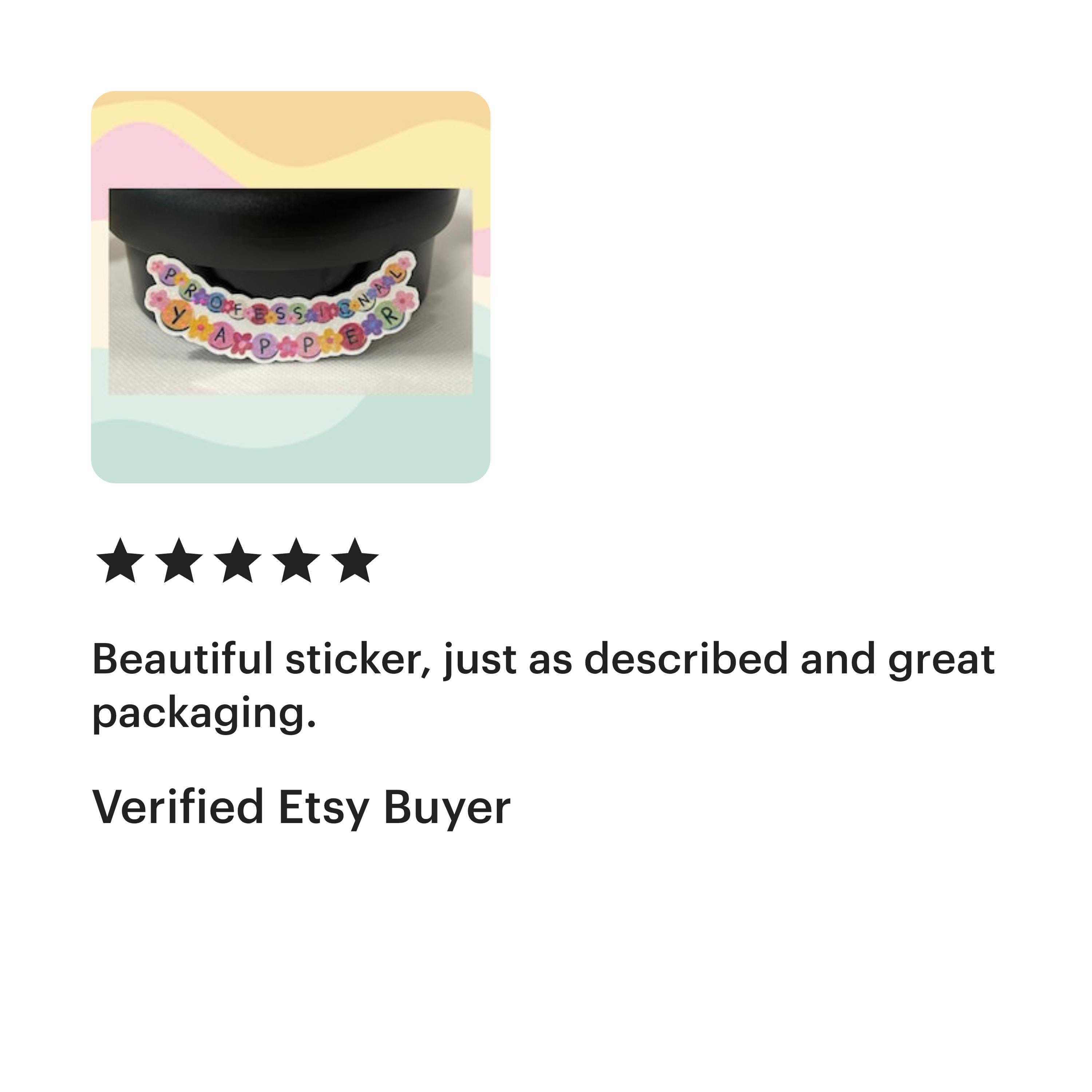 Holographic SLP Sticker: Professional Yapper Speech Therapy Decal - Etsy