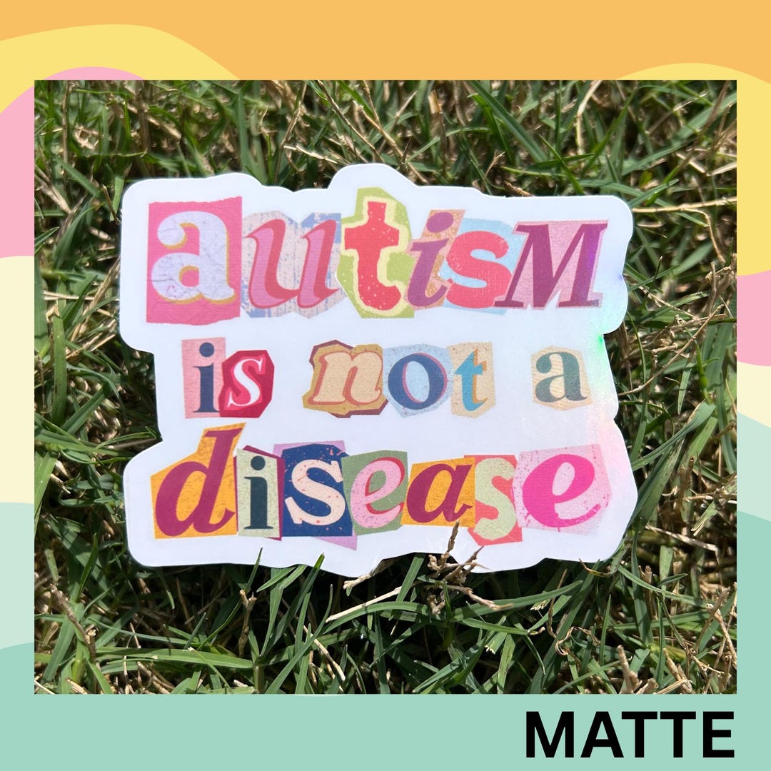 Autism Acceptance Neurodiversity Sticker: Anti-stigma Waterproof Vinyl ...
