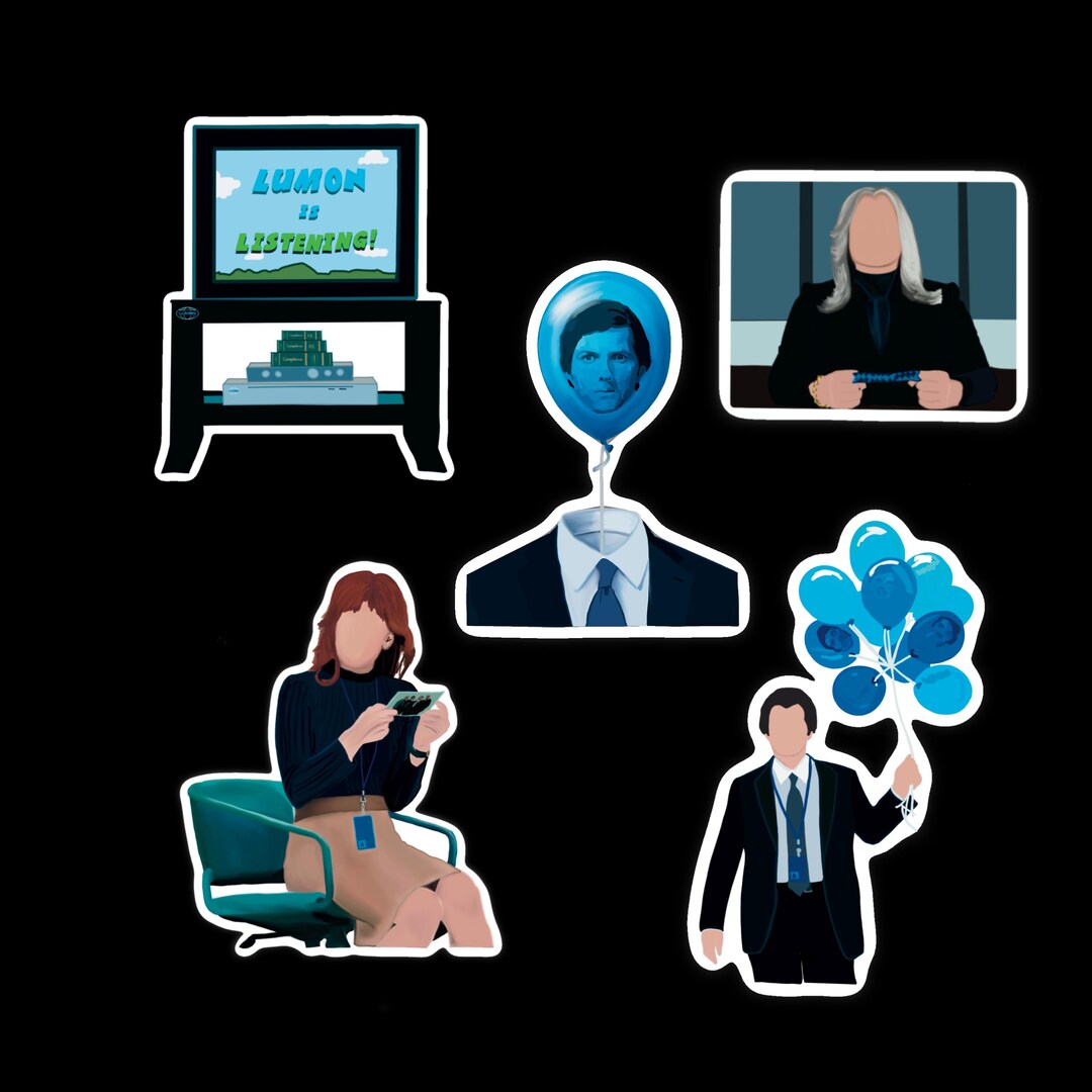 Severance Sticker Pack | Vinyl Sticker Set of 5 Severance Theme ...