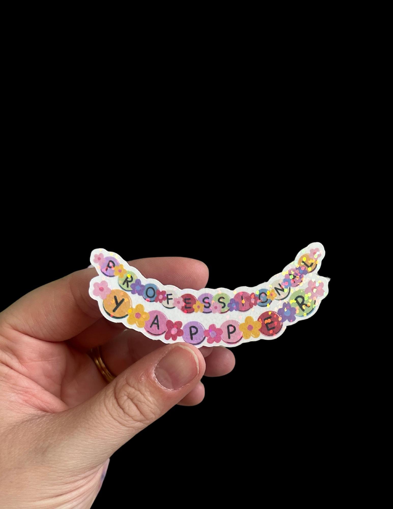 Holographic SLP Sticker: Professional Yapper Speech Therapy Decal - Etsy