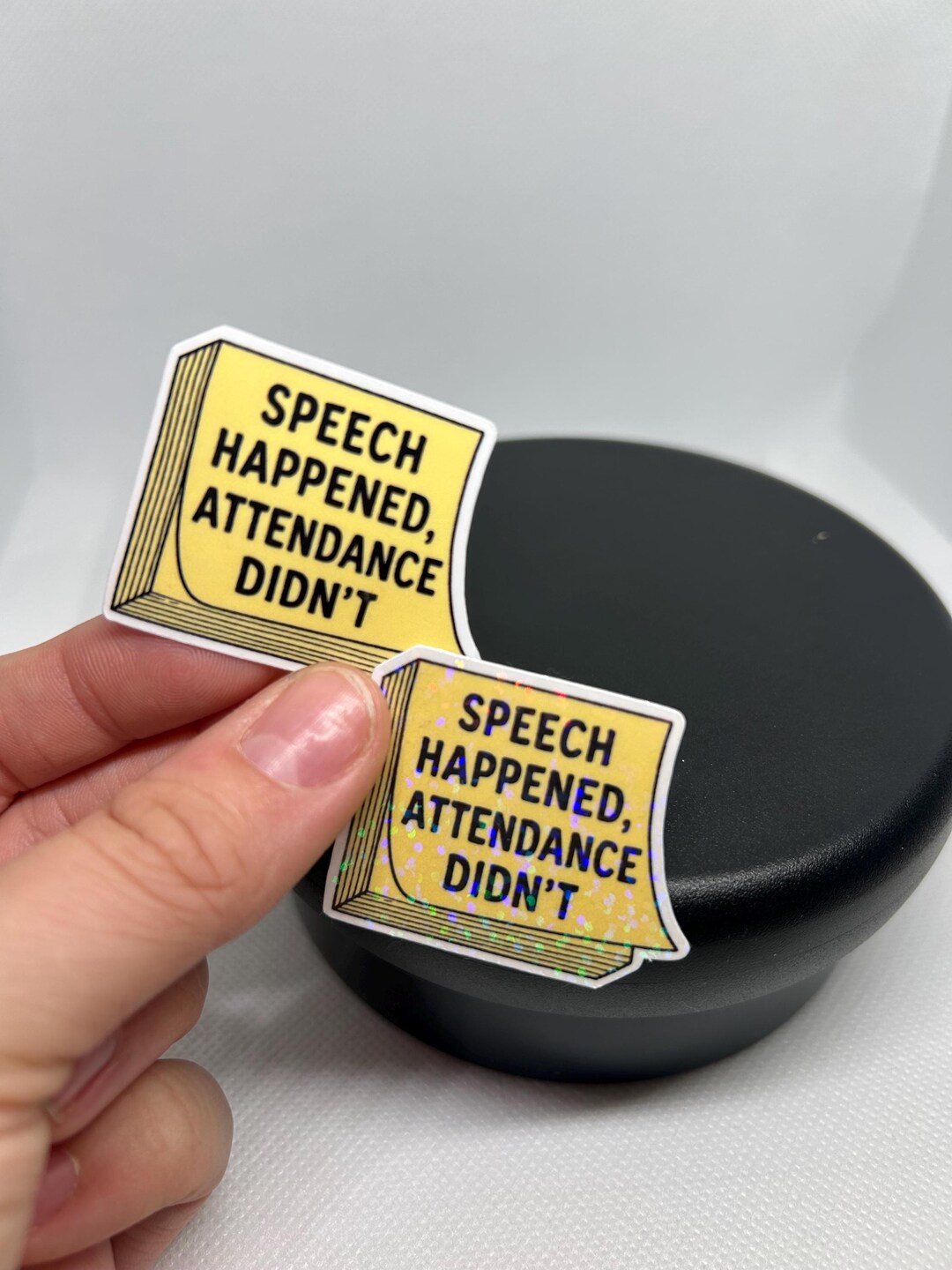 Speech Therapy Sticker: Holographic/matte Vinyl SLP Gift - Etsy