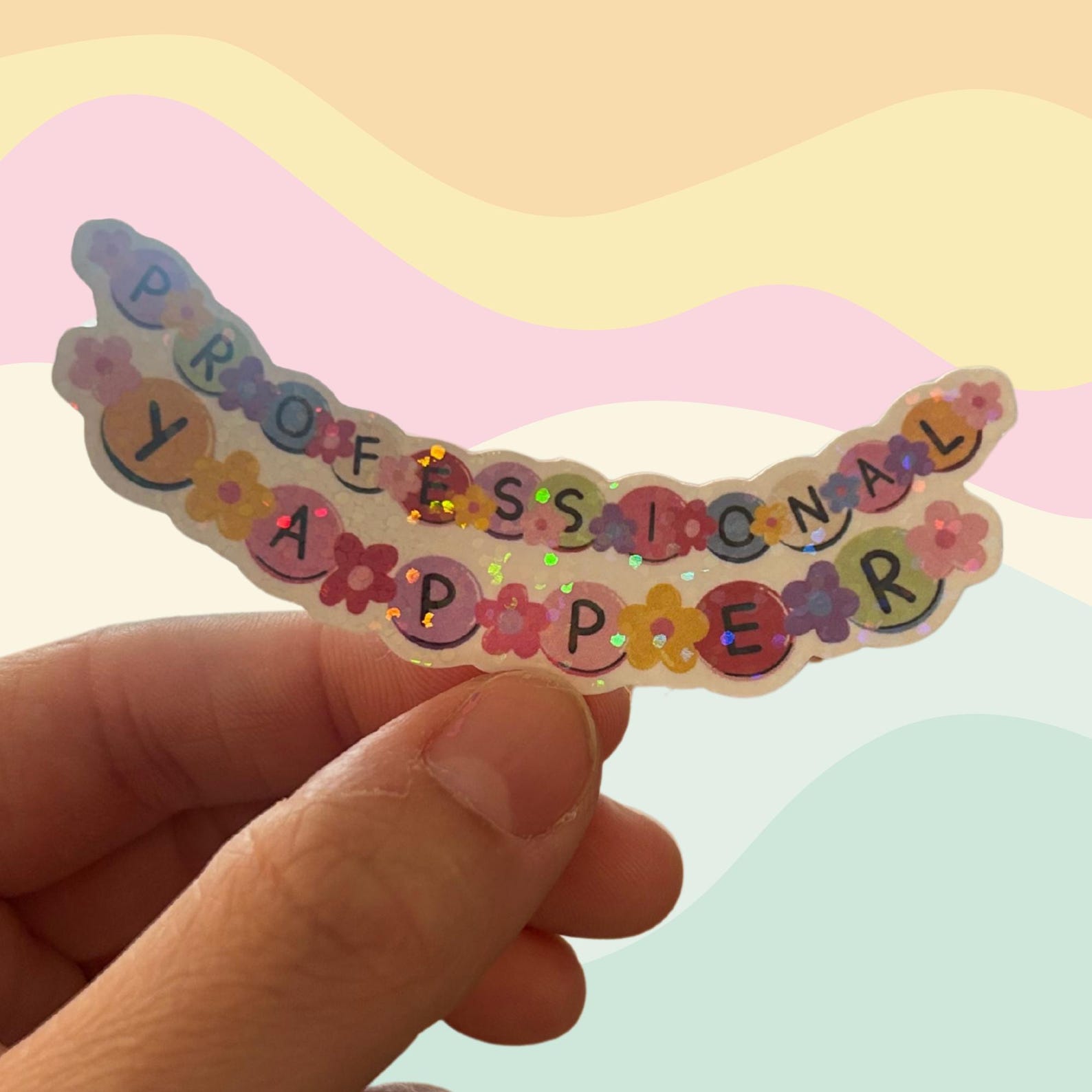 Holographic SLP Sticker: Professional Yapper Speech Therapy Decal - Etsy