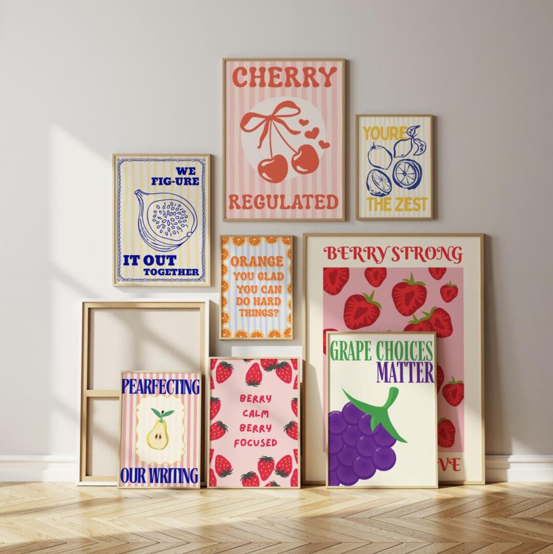 Fruity OT Classroom Poster Bundle: Occupational Therapy Decor (PDF) - Etsy