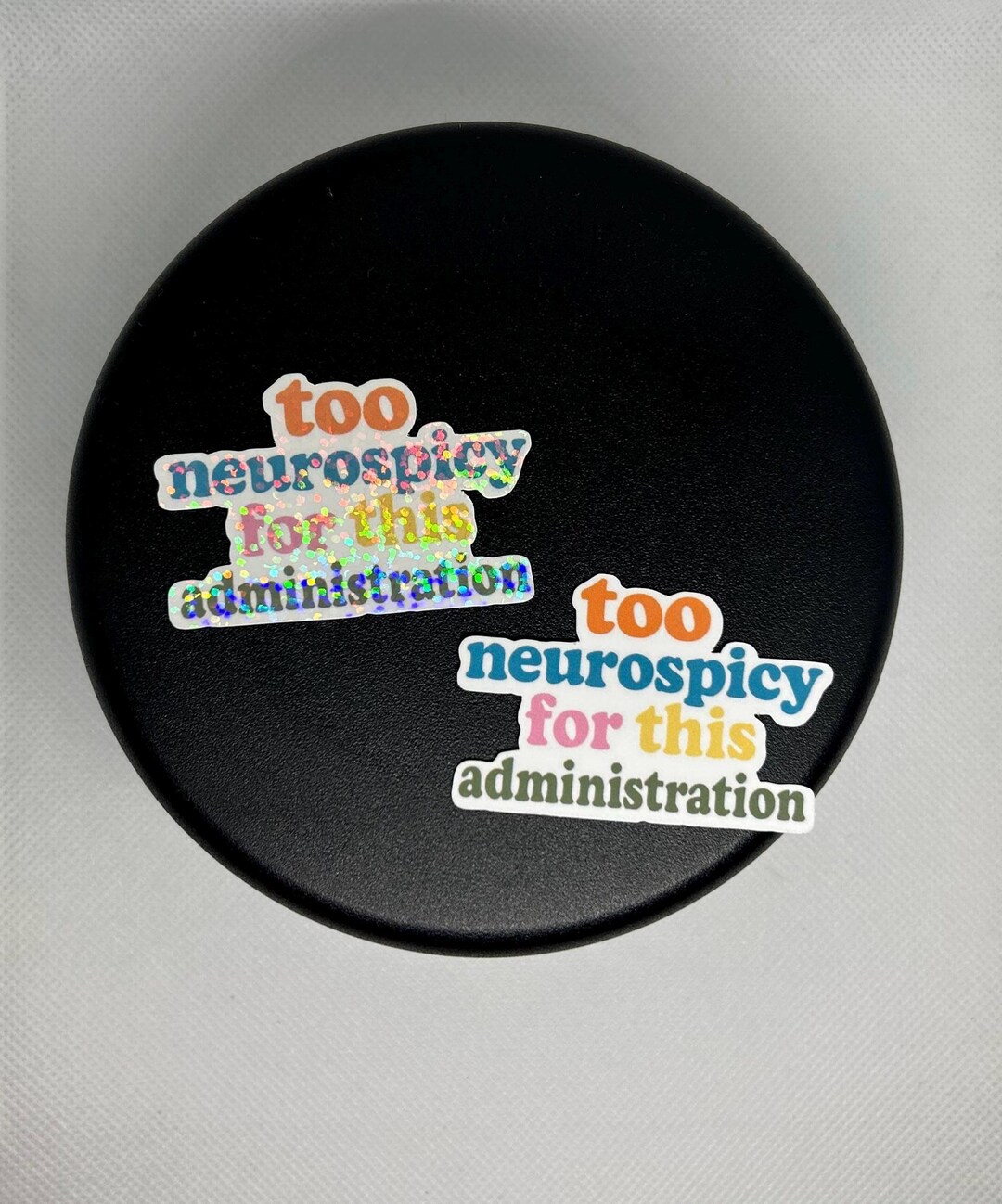 Neurospicy Pride Sticker: Funny Autism ADHD Political Laptop Decal - Etsy