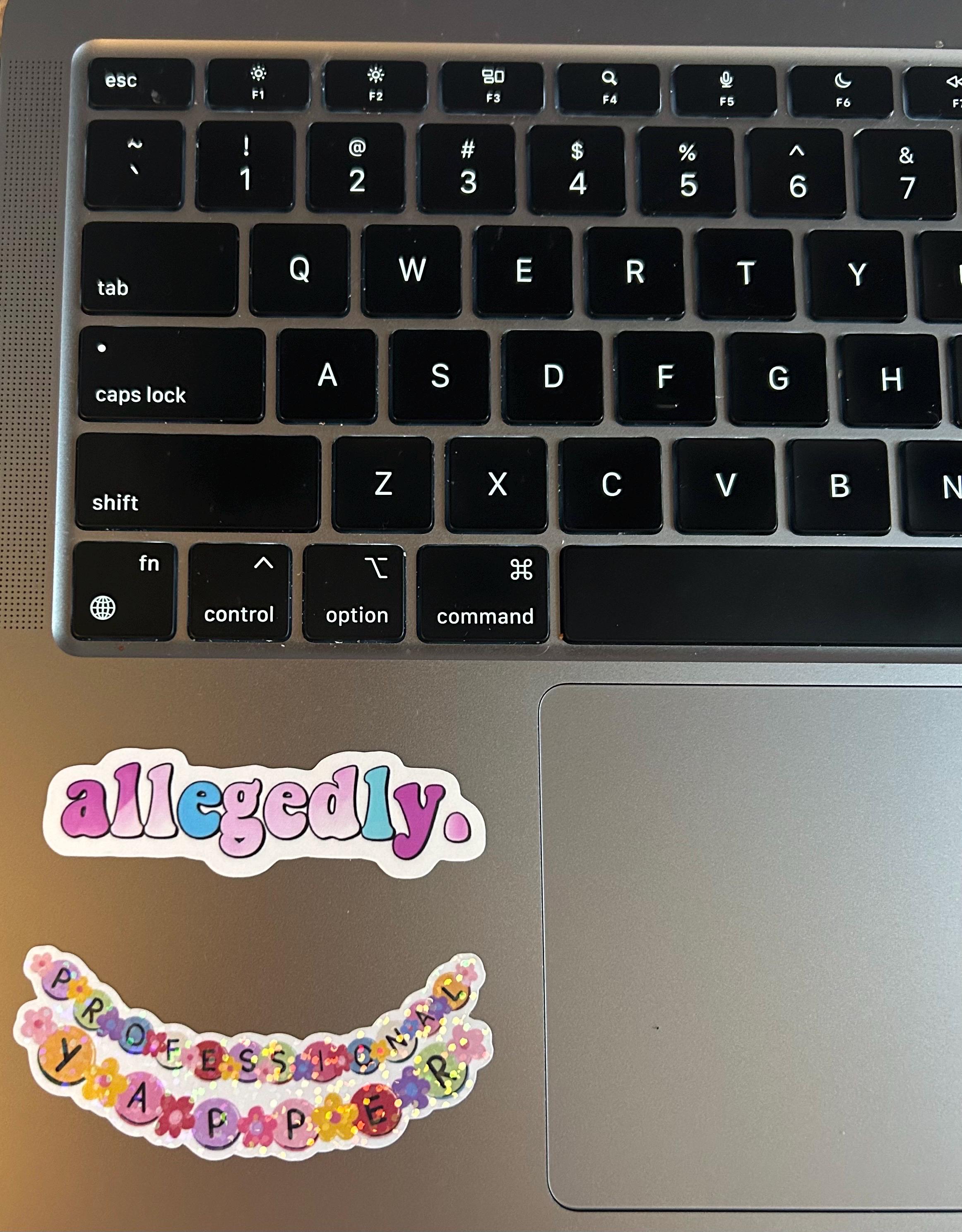 Holographic SLP Sticker: Professional Yapper Speech Therapy Decal - Etsy