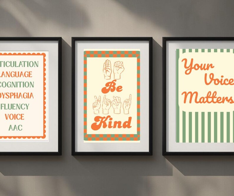 Speech Therapy Affirmations Printable: SLP Digital Download Wall Art - Etsy