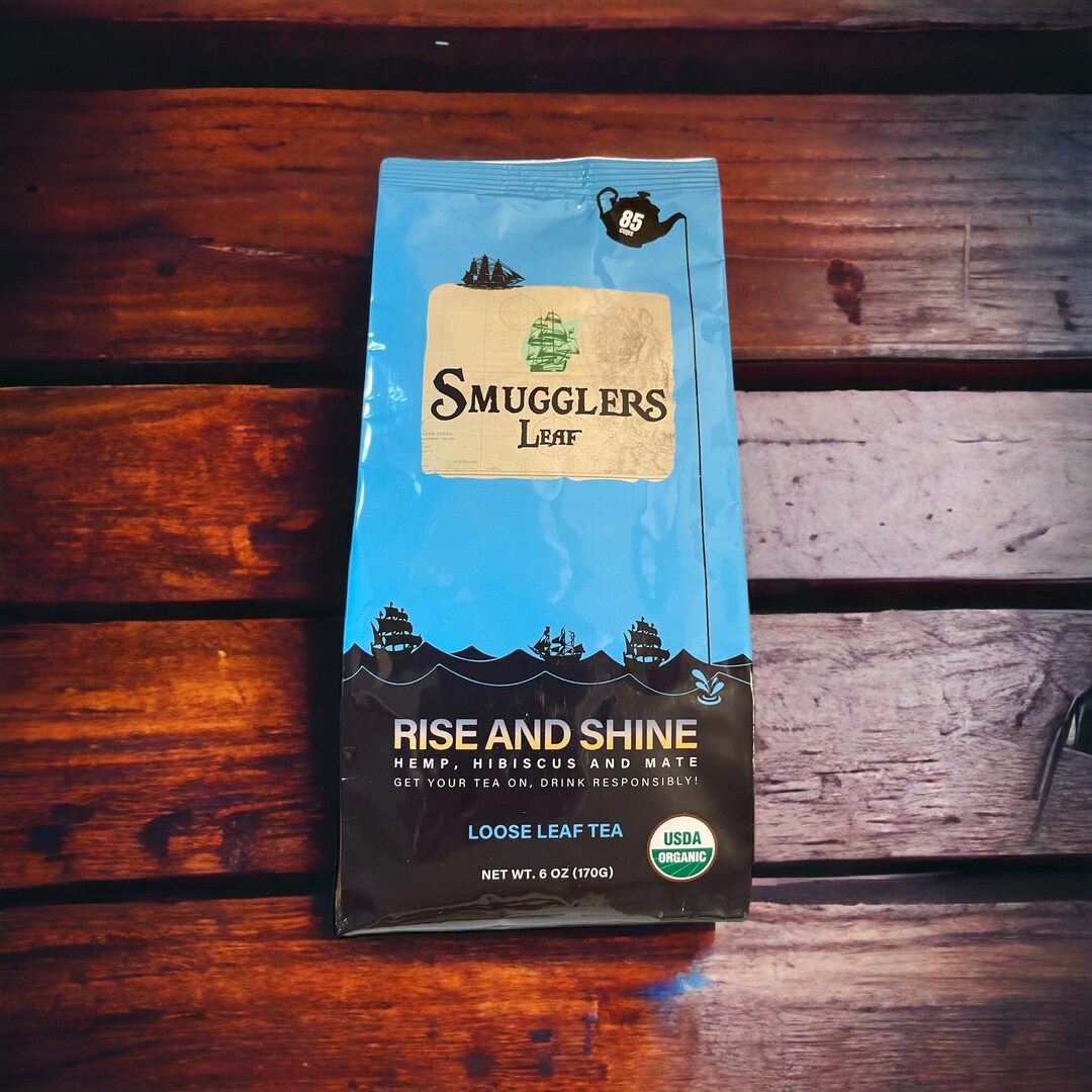 Smugglers Leaf - Rise and Shine - Loose Leaf Tea - Energizing Hemp ...