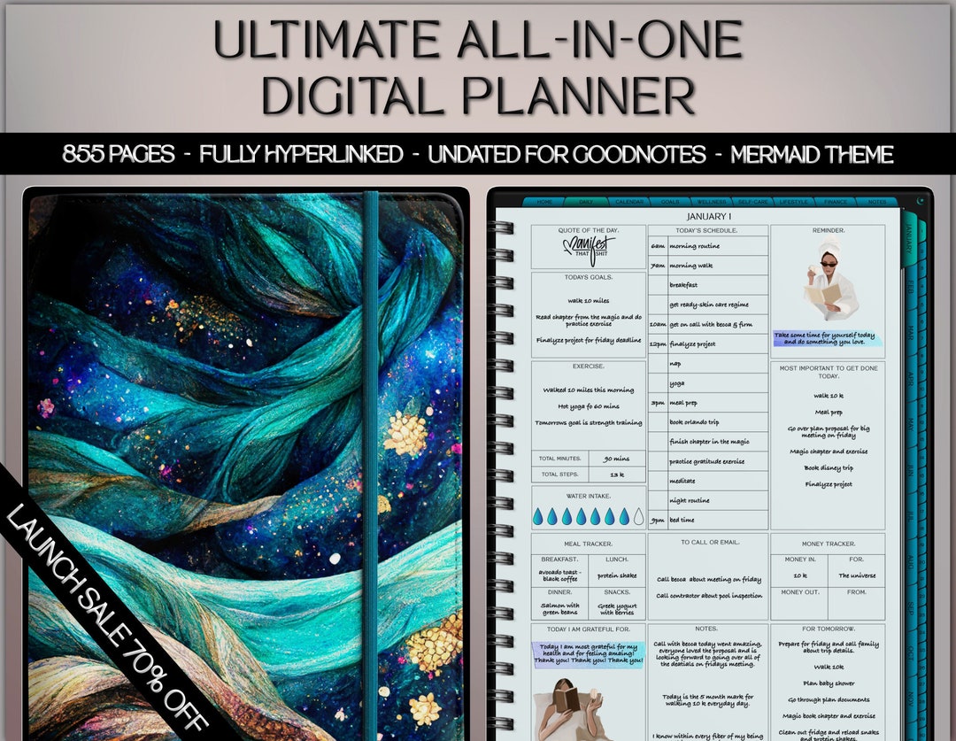 Digital Planner Goodnotes Daily Planner Goodnotes ADHD Planner Digital ...