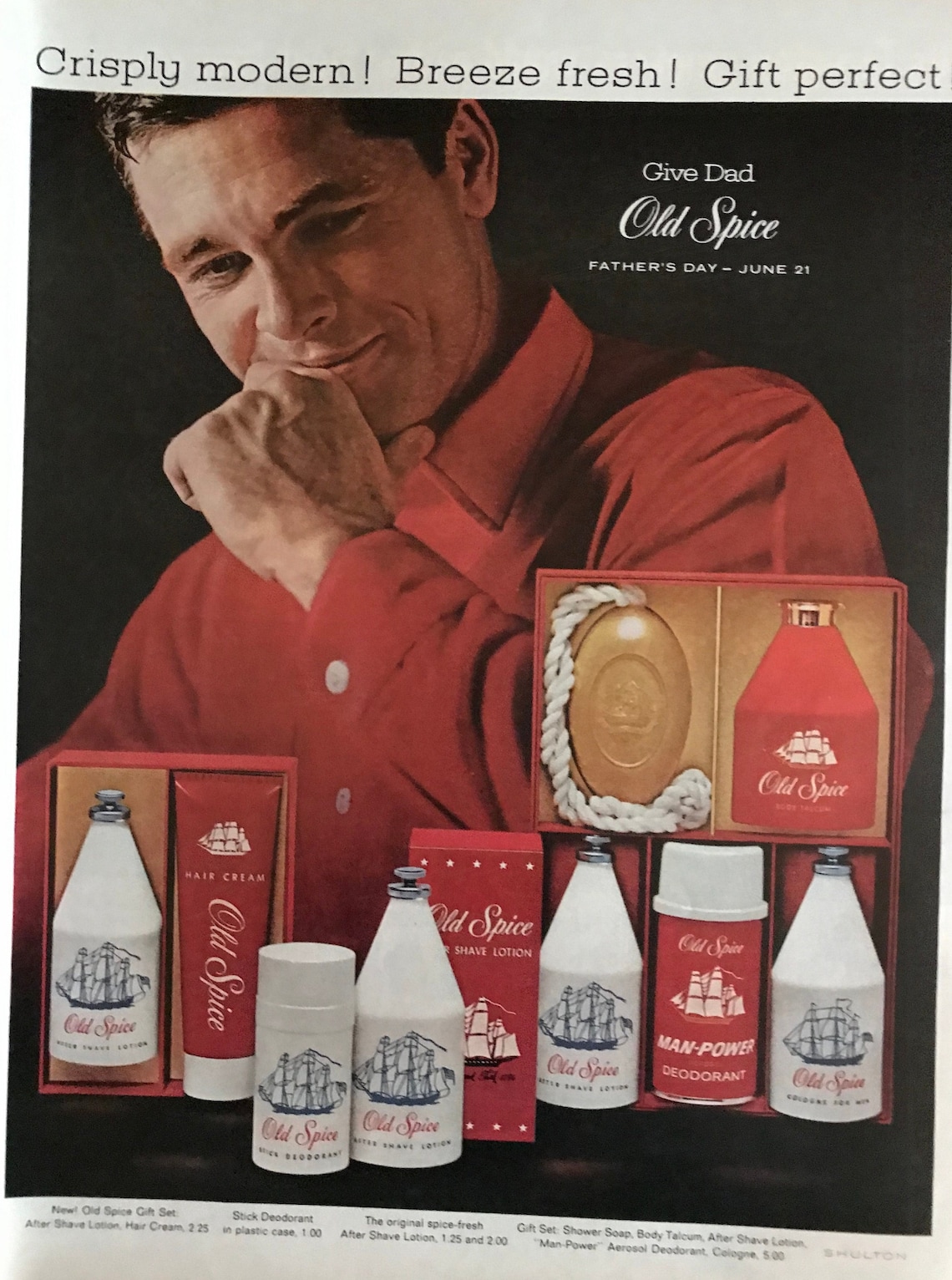 1960’s Old Spice Original Vintage Life Magazine Advertisement - Etsy