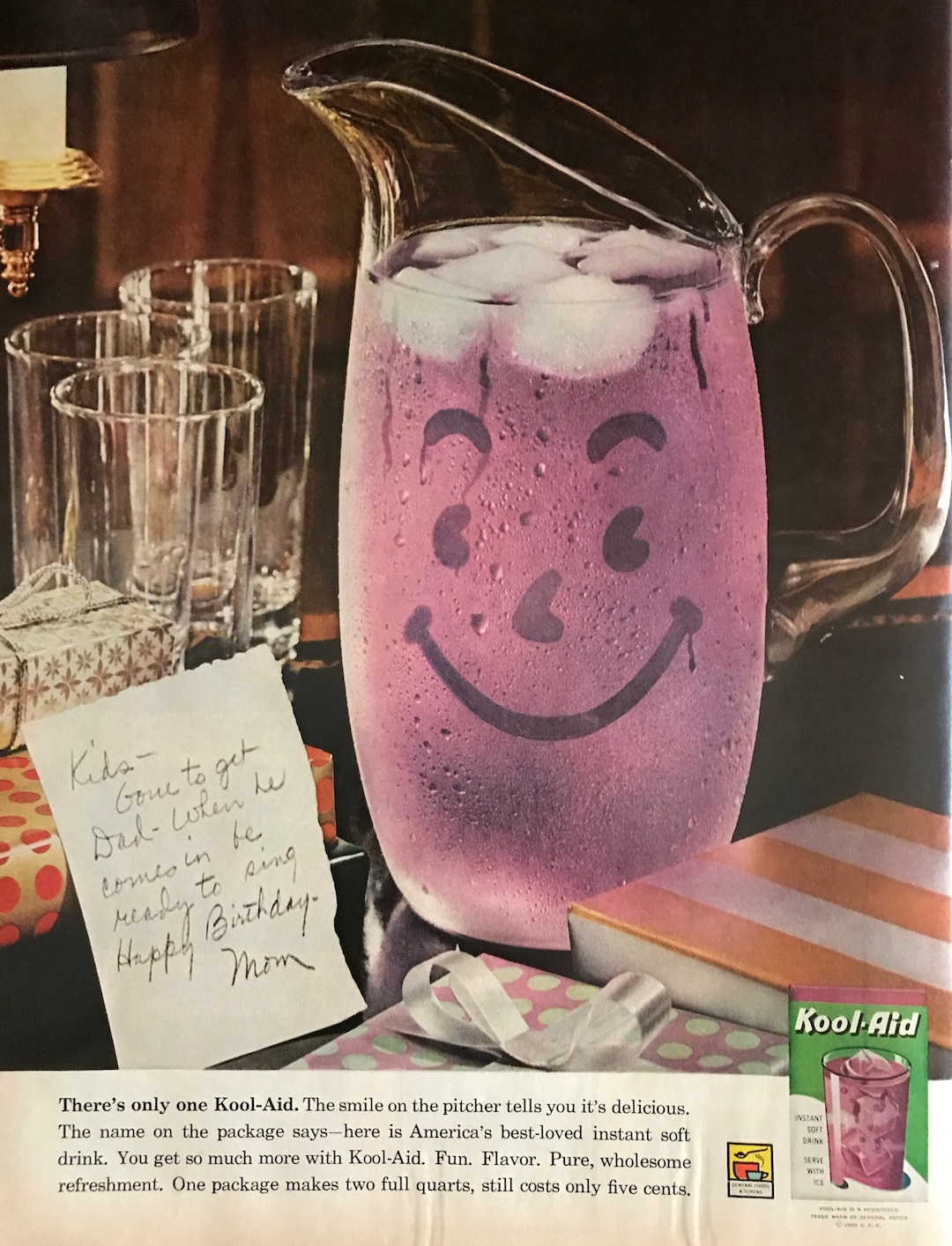 1960’s Kool Aid Original Vintage Life Magazine Advertisement - Etsy