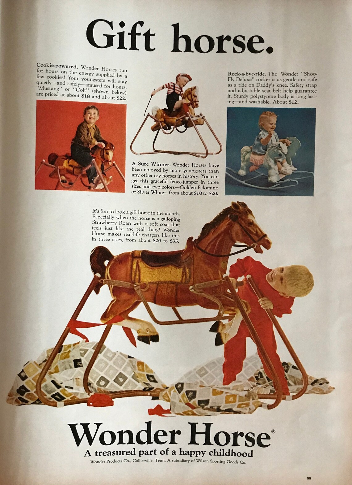 1960s Wonder Horse Original Vintage Life Magazine - Etsy