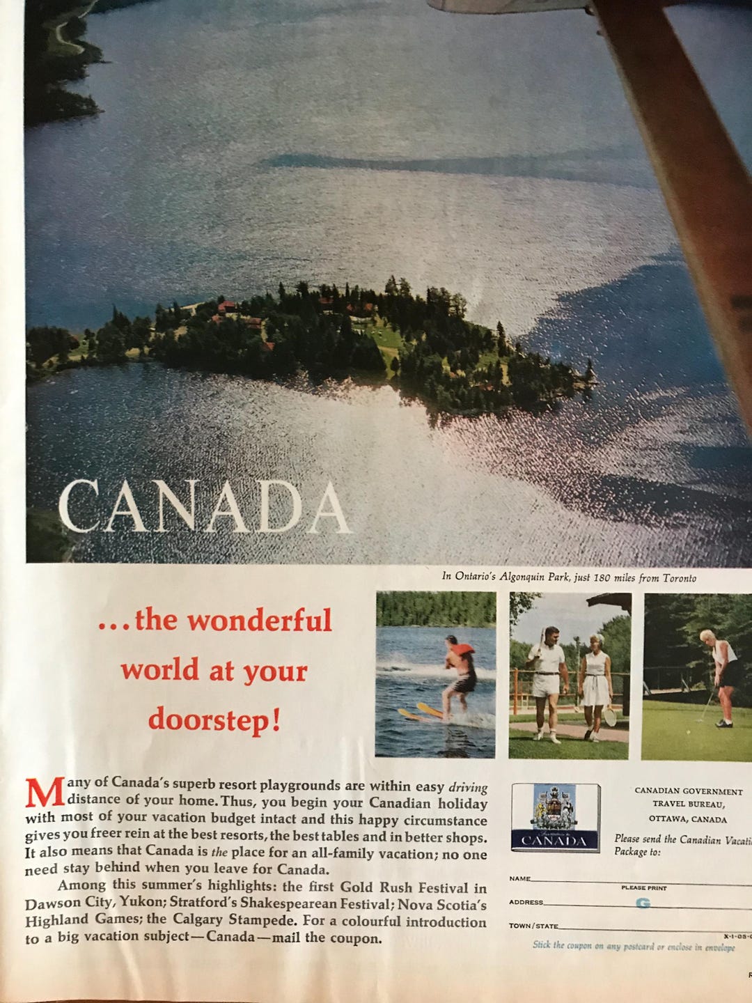 1960’s Canada Original Vintage Life Magazine Advertisement - Etsy