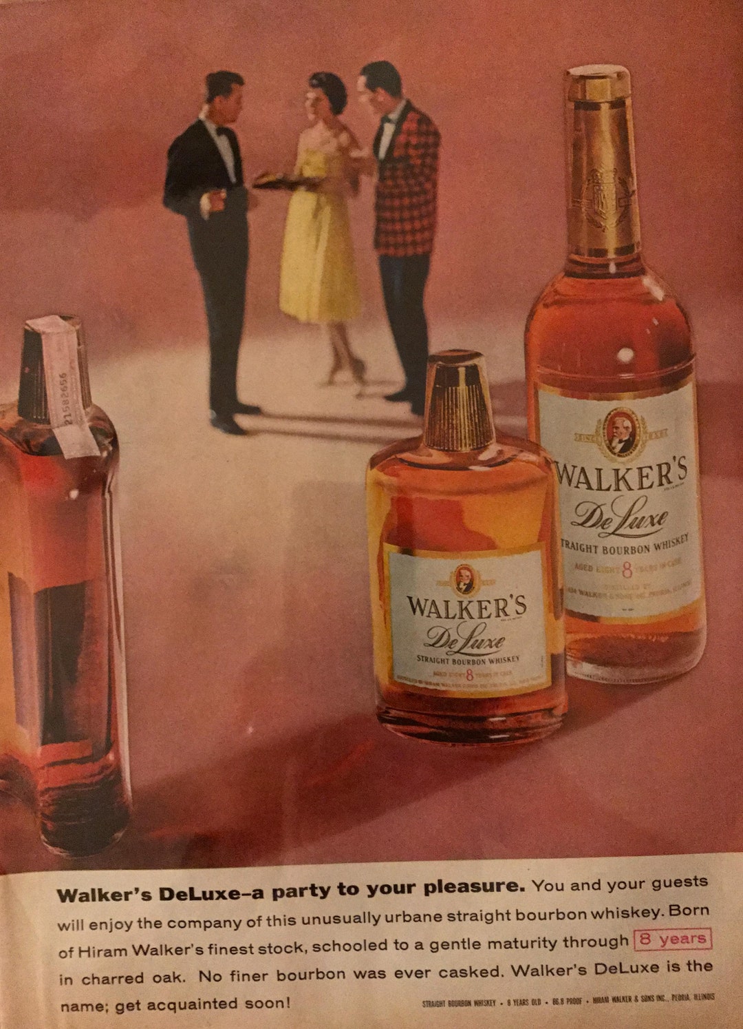 1950s Walkers Deluxe Original Vintage Life Magazine Advertisement - Etsy