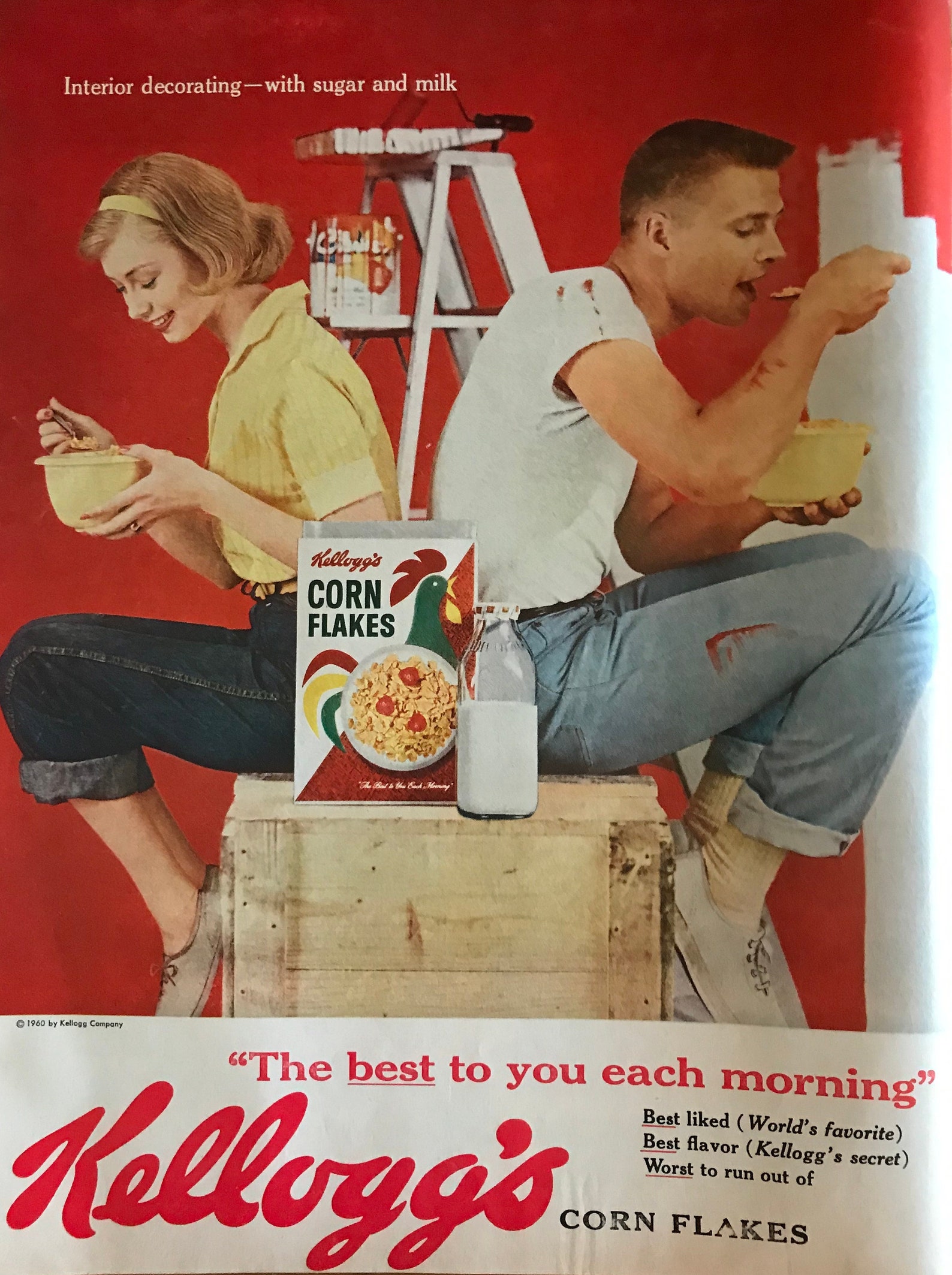 1960’s Corn Flakes Original Vintage Life Magazine Advertisement - Etsy