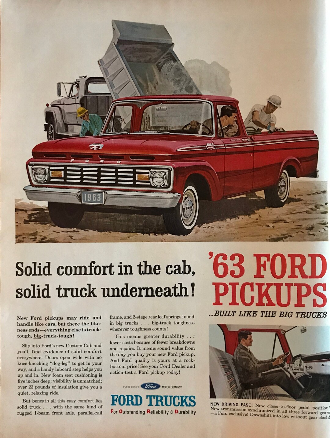 1960’s Ford Original Vintage Life Magazine Advertisement - Etsy