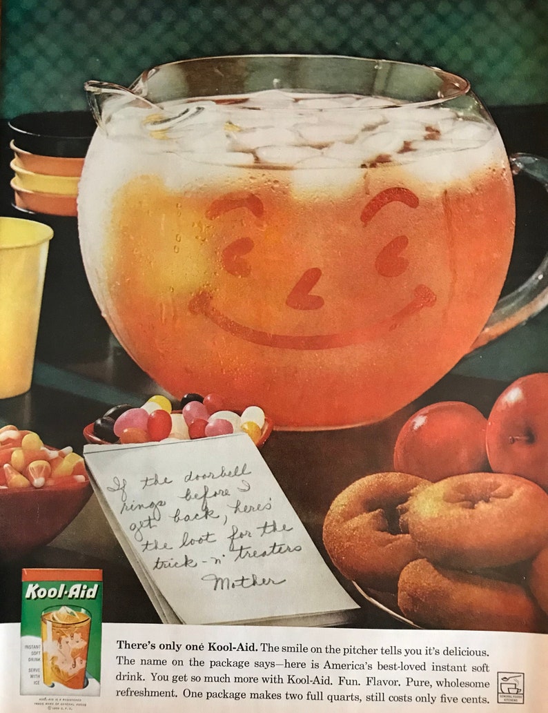 1960s Kool Aid Original Vintage Life Magazine Advertisement - Etsy