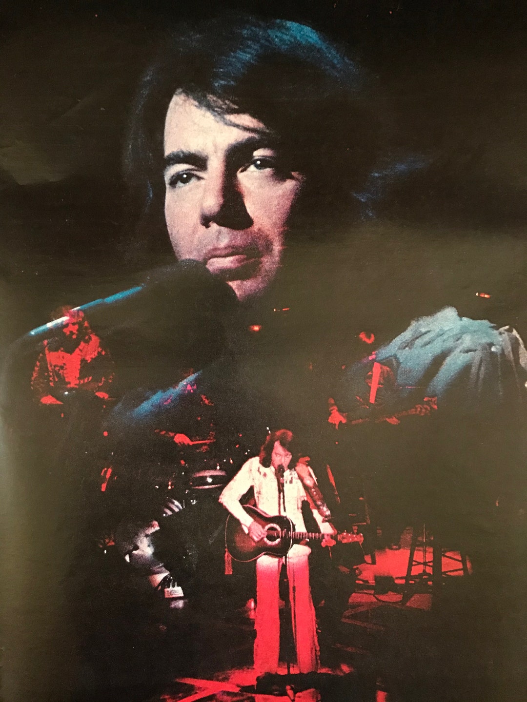 1970’s Neil Diamond Original Vintage Life Magazine Photo - Etsy